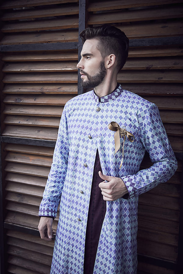 Gothic Ogee Kurta Set - Apistos – Bubber Couture